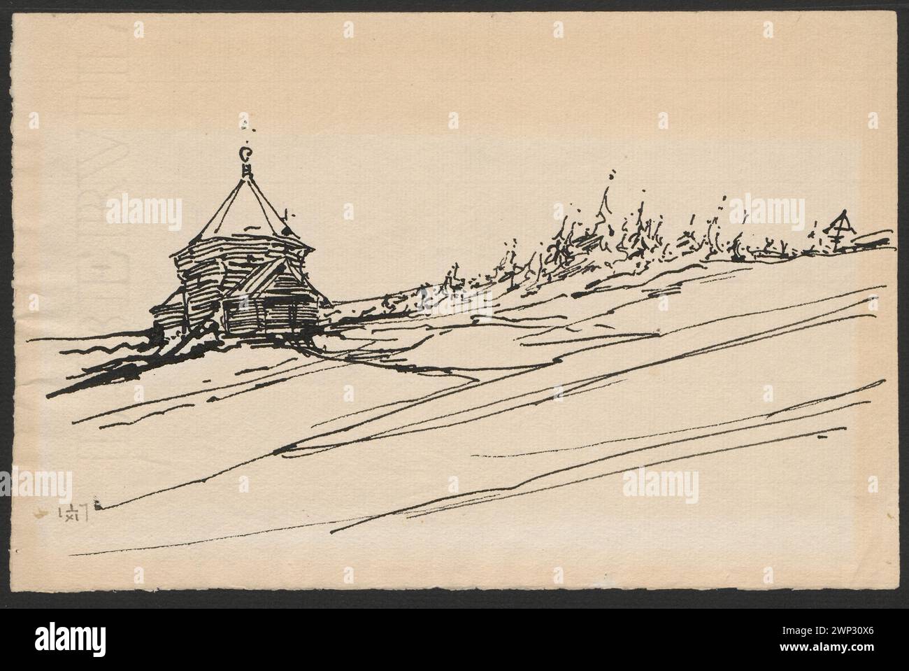 Wooden church from the series "Old Russia"; Noakowski, Stanis AW (1867 ...