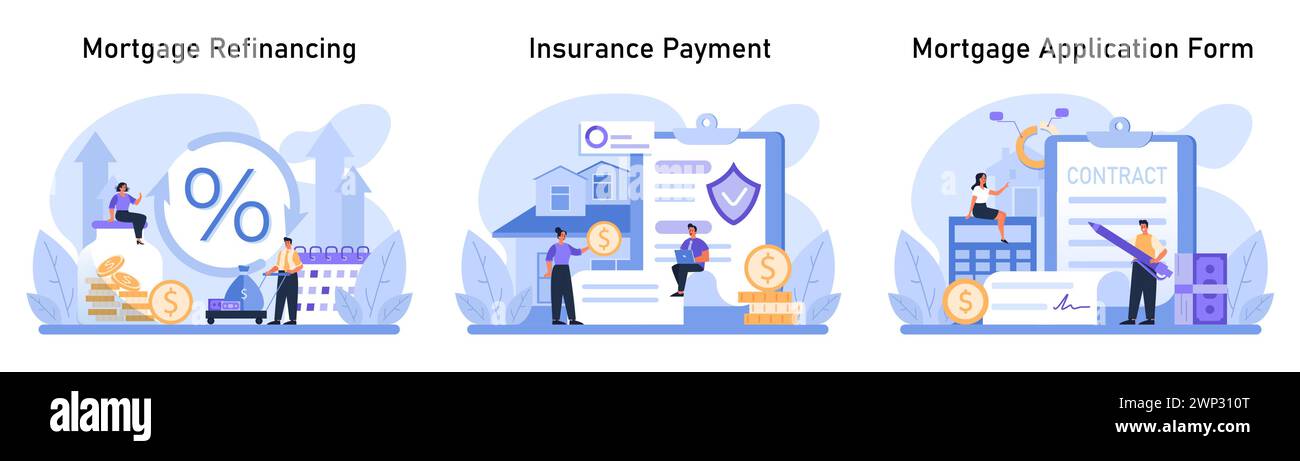 Mortgage application form Stock Vector Images - Alamy