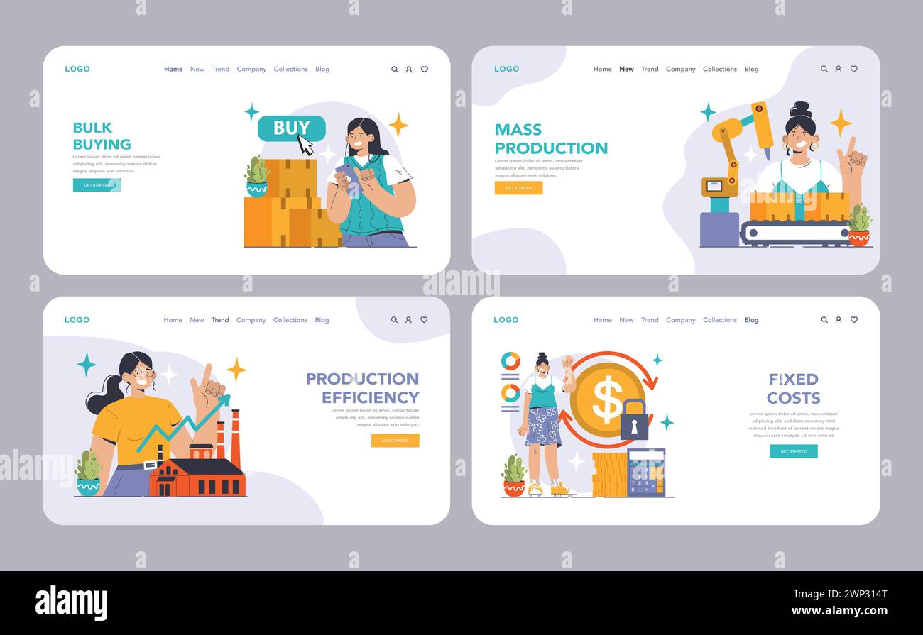 Economies Of Scale Web Or Landing Set Company Scale Of Operation