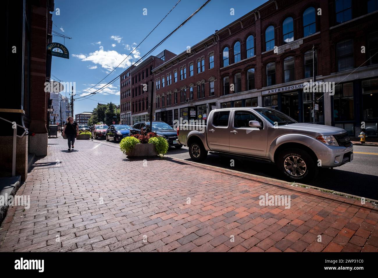 Historical Old Port, a district of Portland, Maine, known for its ...