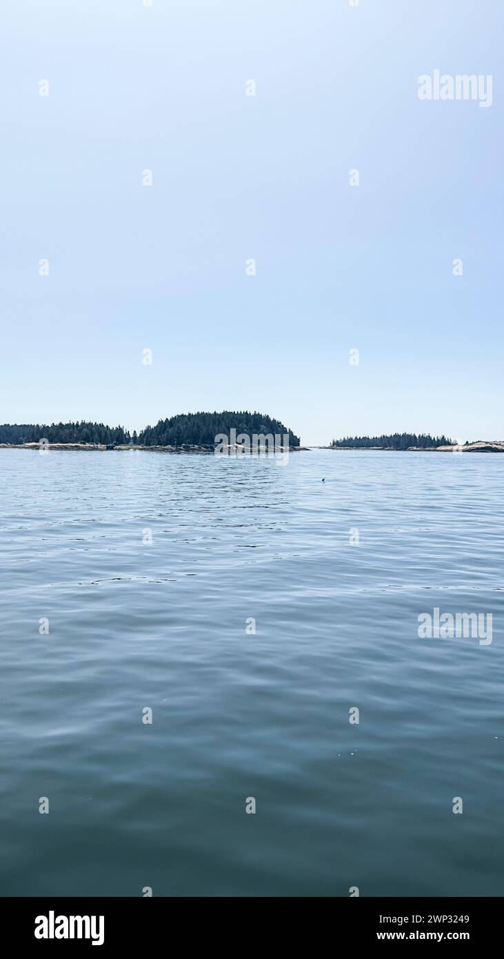 Rockland Ocean, Maine USA Stock Photo - Alamy