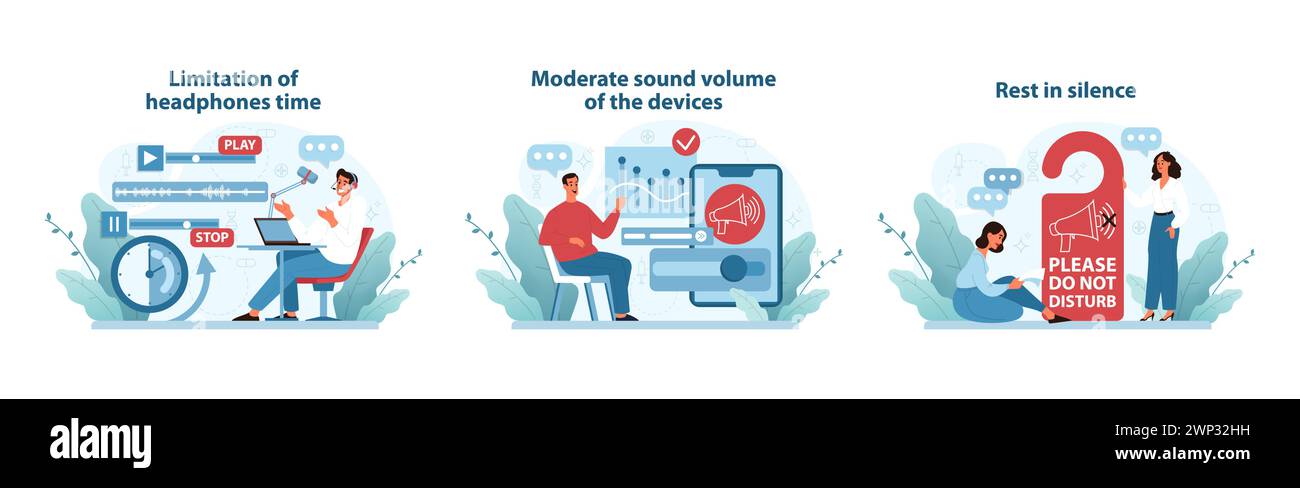 Hearing conservation Stock Vector Images - Alamy