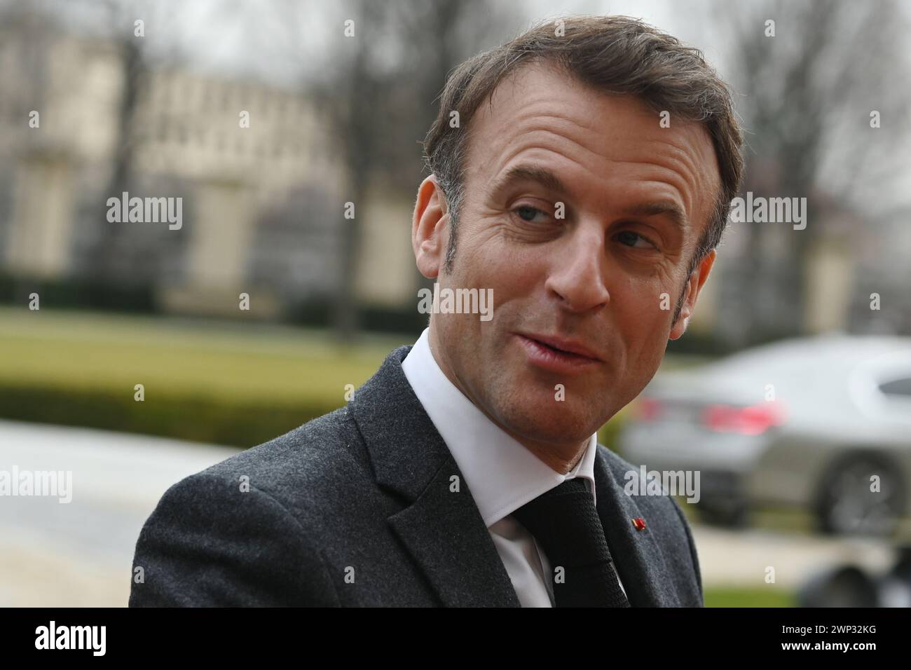 Prague, Czech Republic. 05th Mar, 2024. French president Emmanuel ...