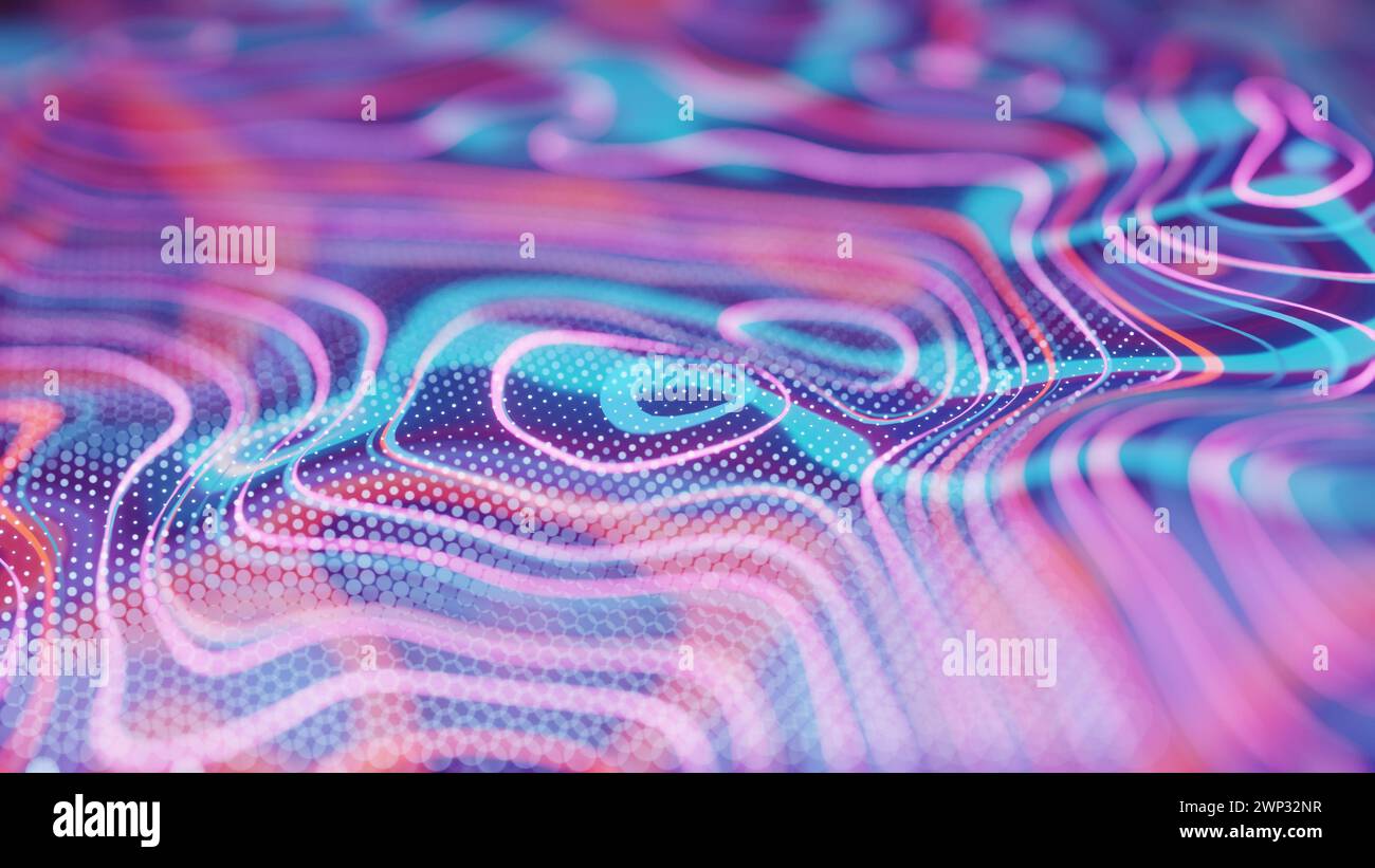 Neon retro wave, a vibrant and nostalgic aesthetic reminiscent of the ...