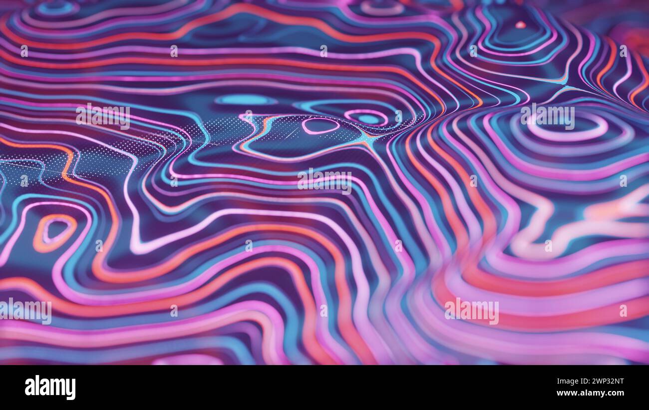 Neon retro wave, a vibrant and nostalgic aesthetic reminiscent of the ...