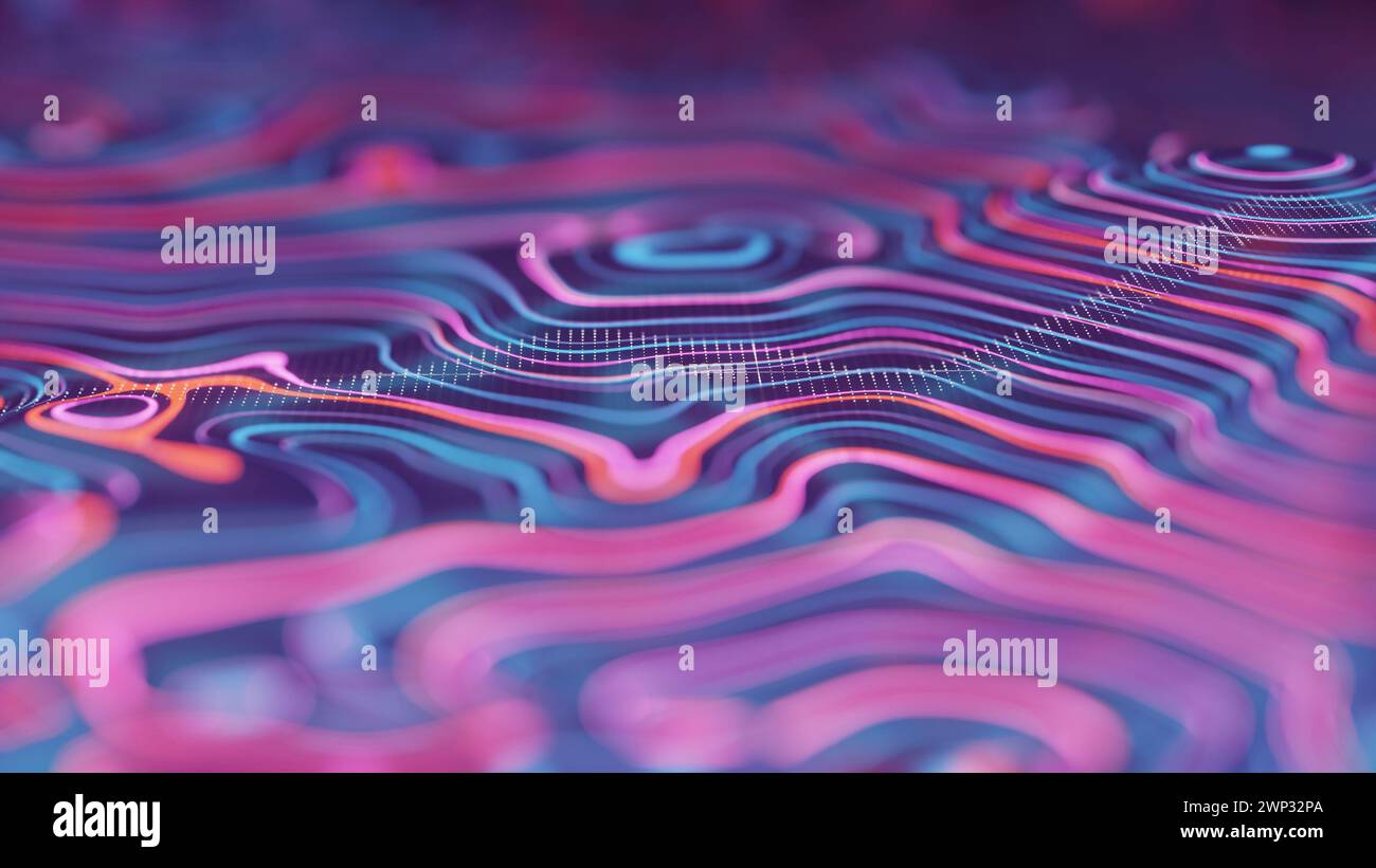 Neon retro wave, a vibrant and nostalgic aesthetic reminiscent of the ...