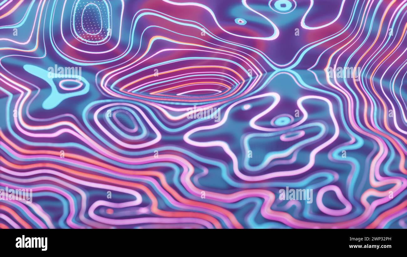 Neon retro wave, a vibrant and nostalgic aesthetic reminiscent of the ...