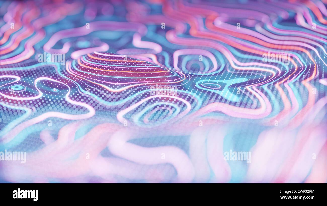 Neon retro wave, a vibrant and nostalgic aesthetic reminiscent of the ...