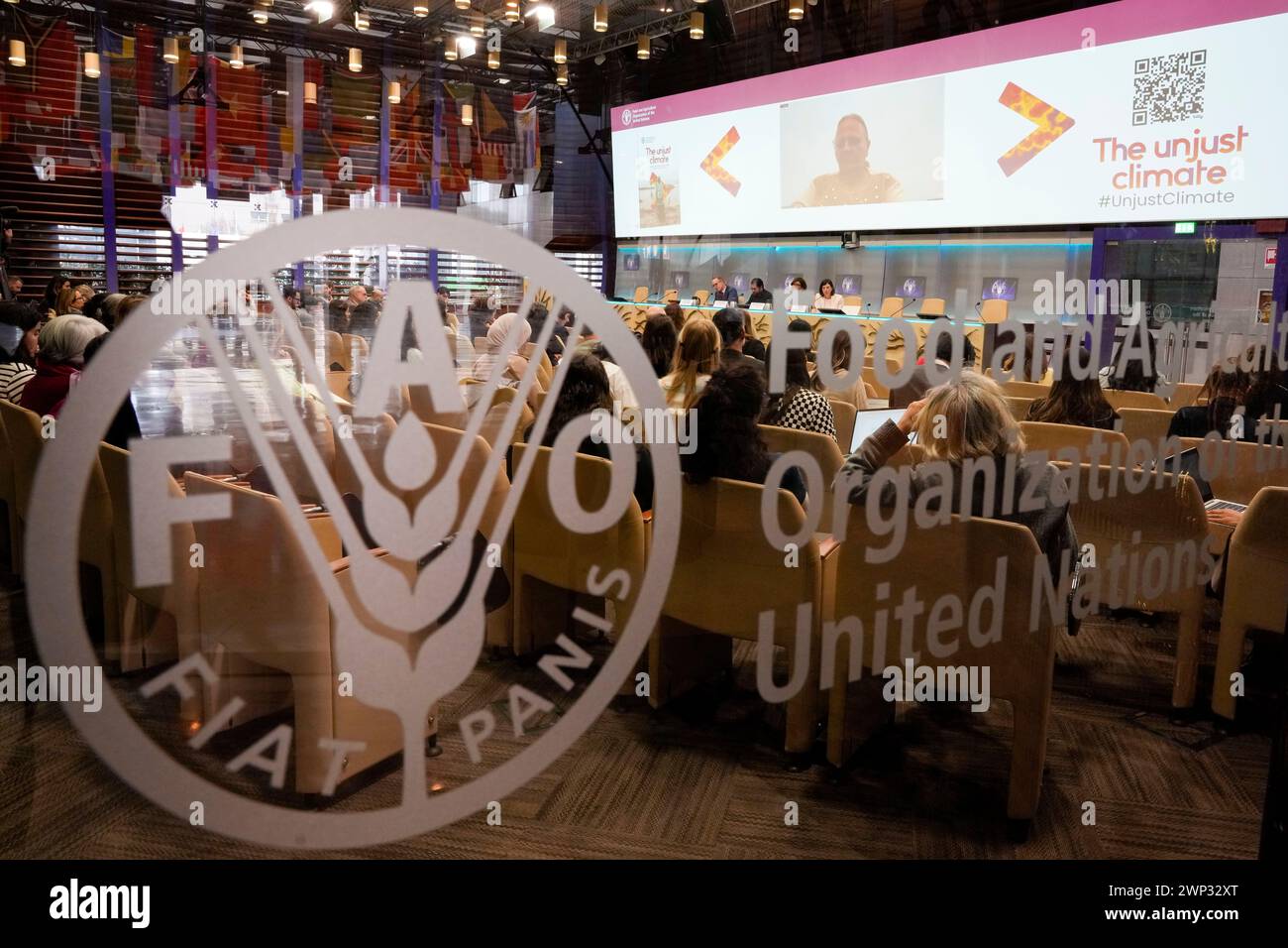 Delegates deliver their speeches during the launch of the Food and ...
