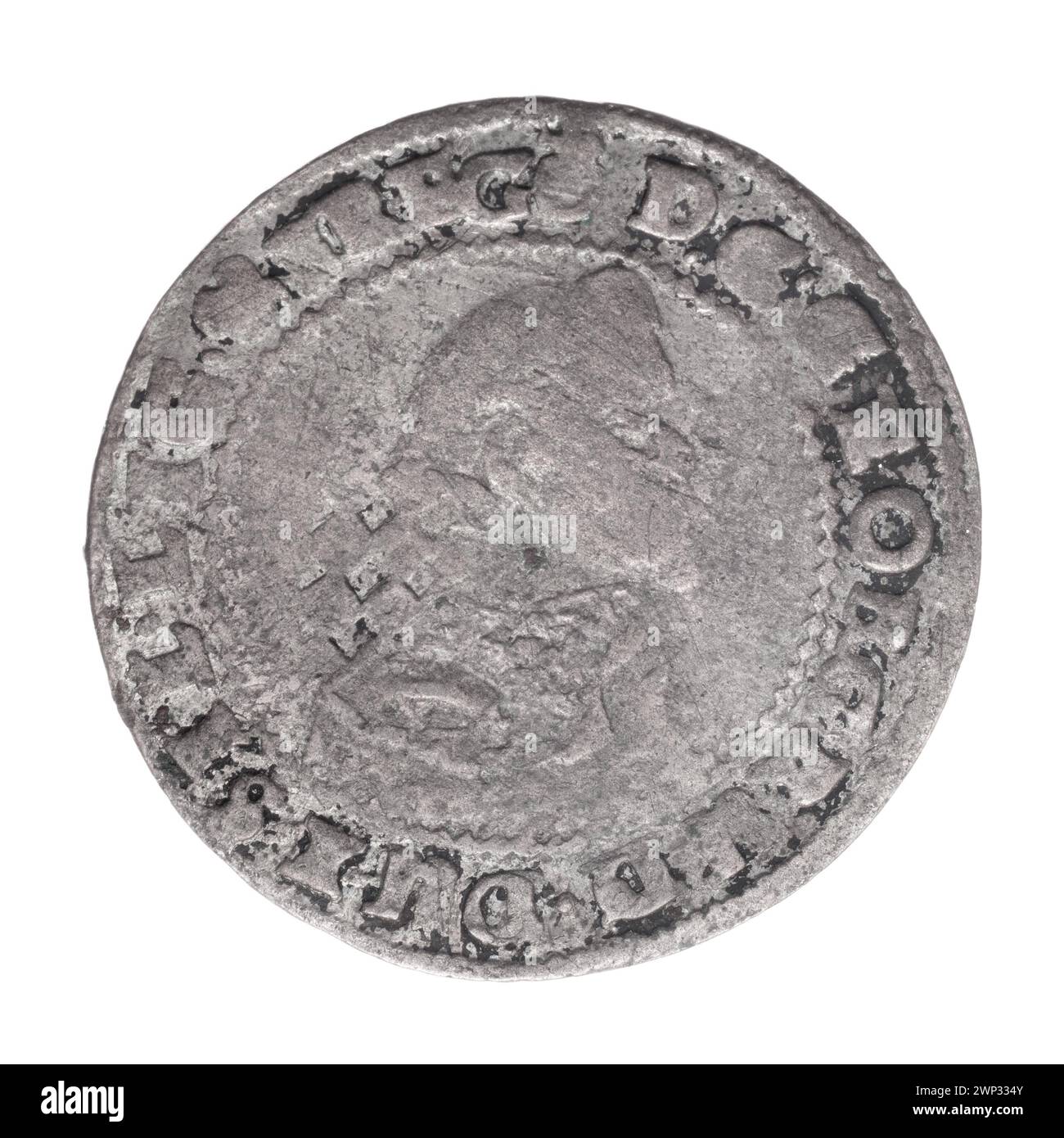 Thaler coin from 1621 featuring Prince Jerzy Rudolf of Legnica-Brzeg ...