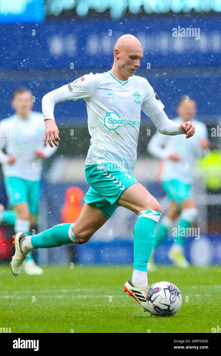 Southampton's Will Smallbone during the Sky Bet Championship match at ...