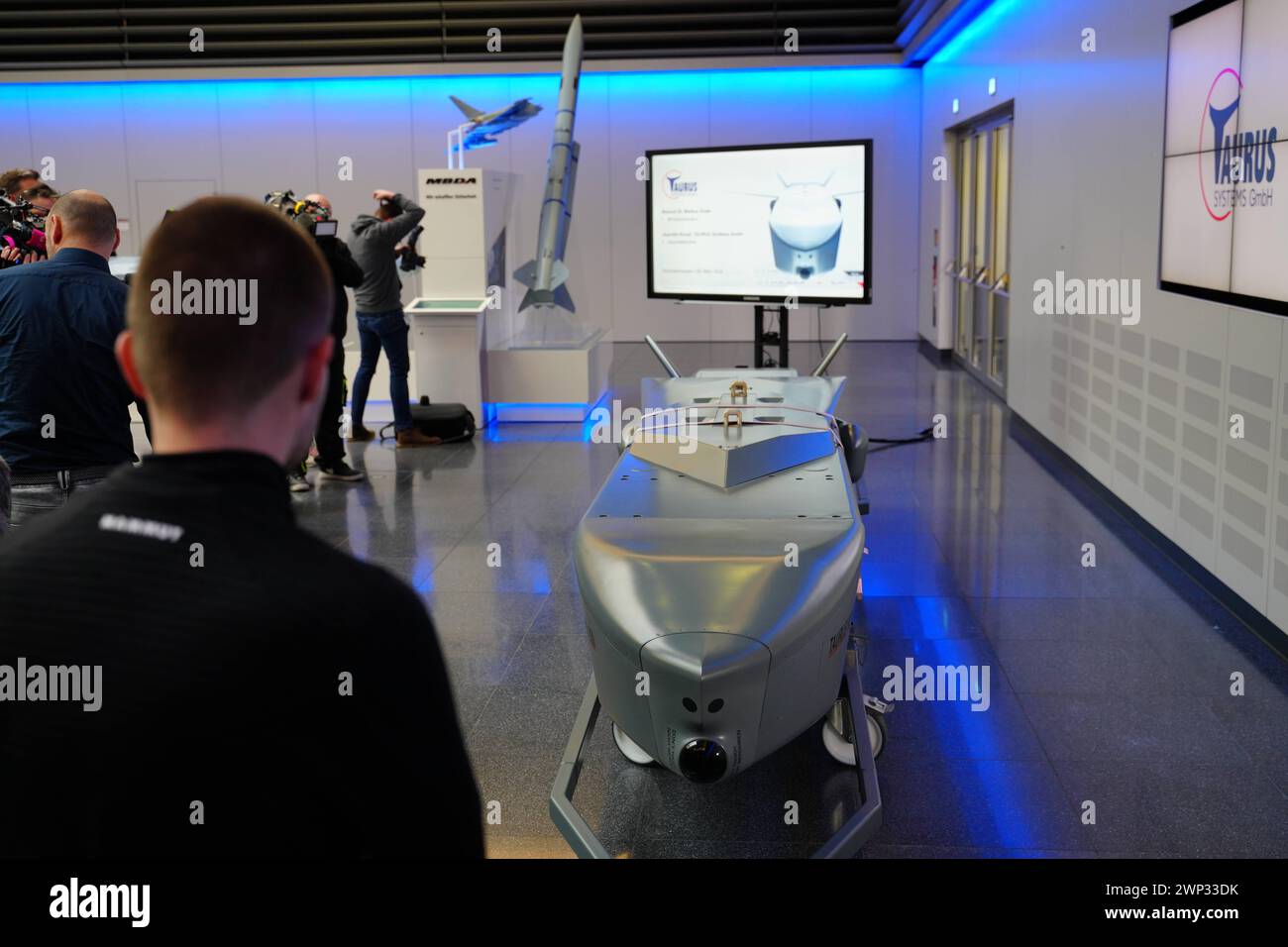 Schrobenhausen, Bavaria, Germany - March 5, 2024: Guided missile Taurus ...