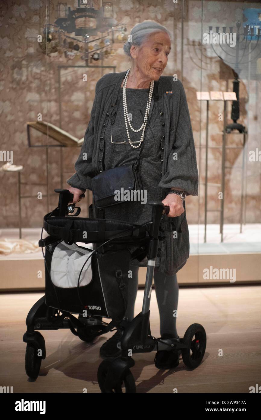 Anita Leeser-Gassan, a survivor of the Bergen-Belsen Nazi concentration ...