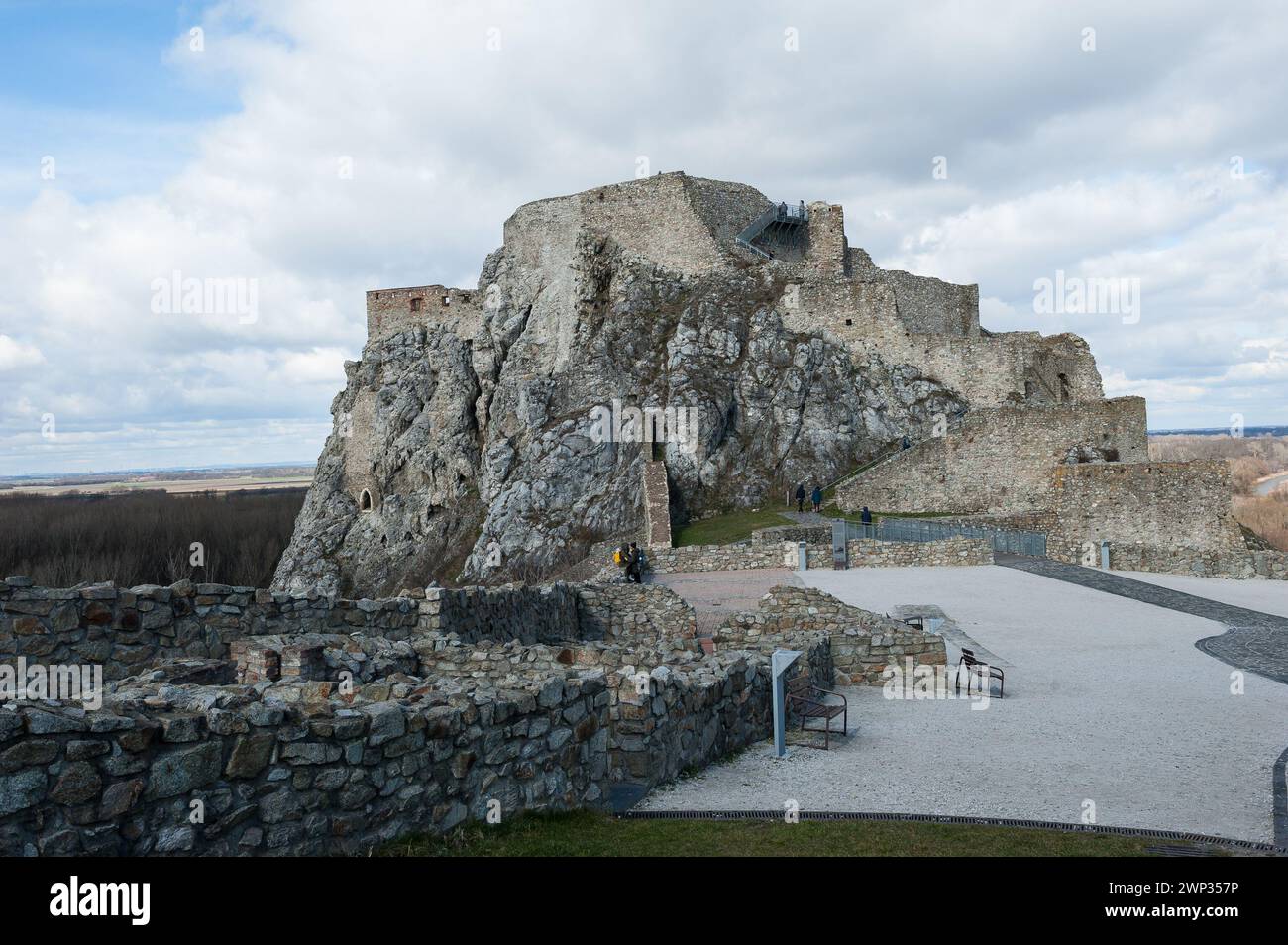 Bratislava ruin castle devin hi-res stock photography and images - Alamy