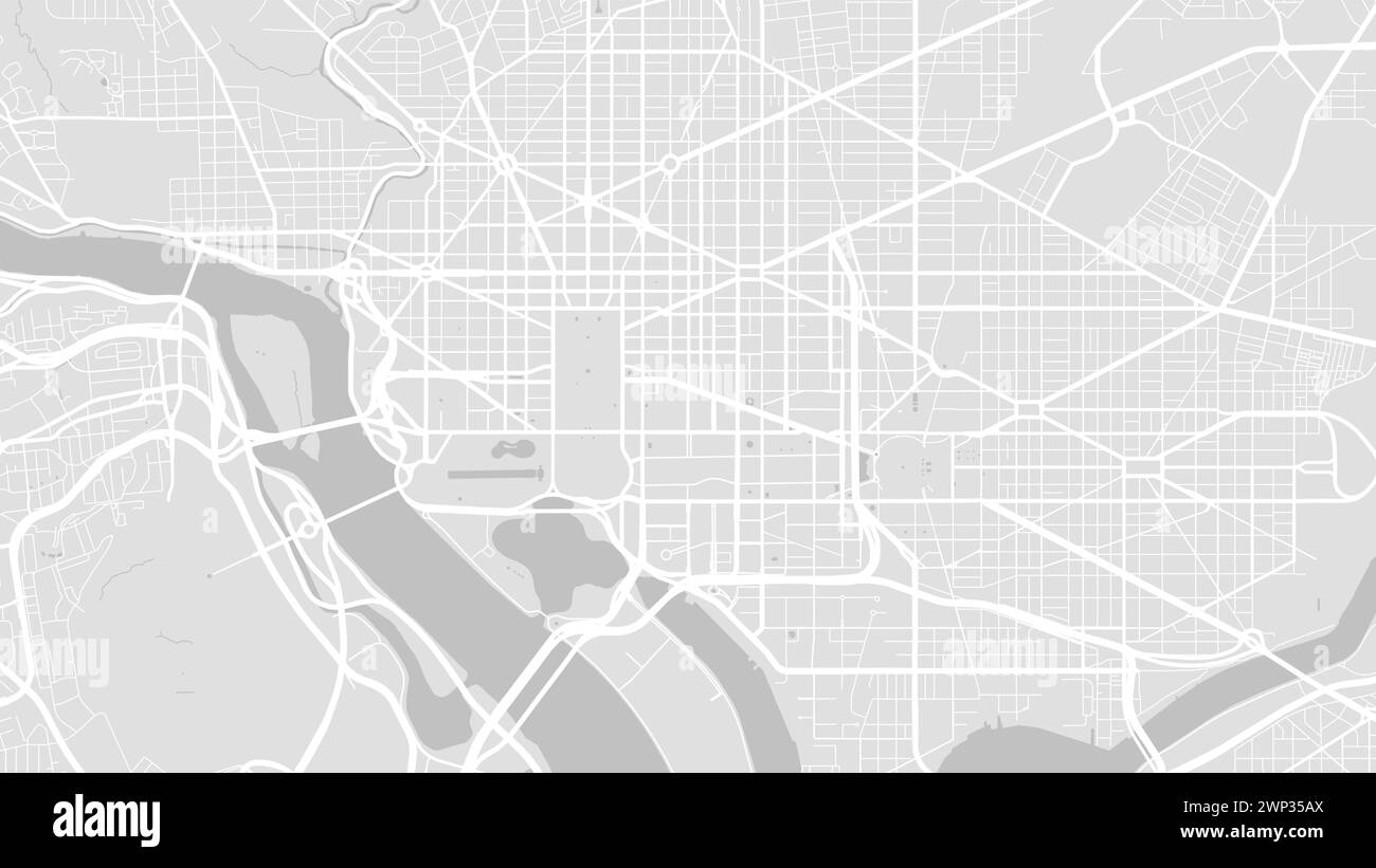 Map Of Washington Dcdetailed Map With Highways Streets