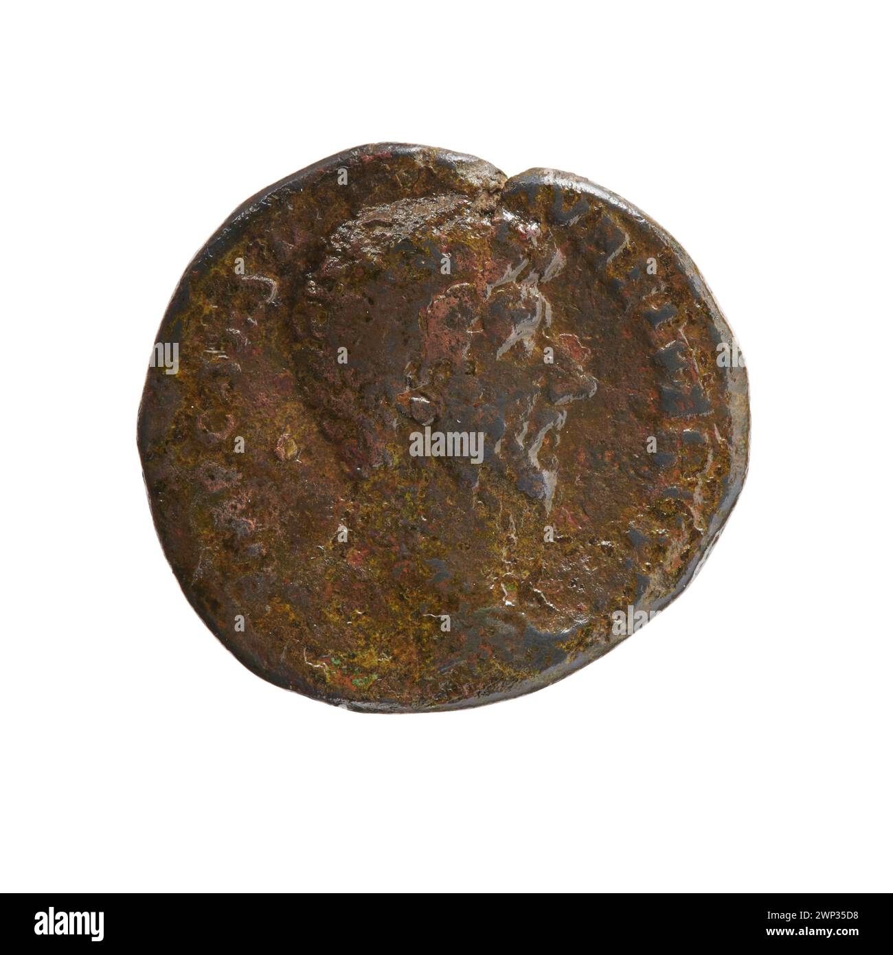 As coin minted under Roman Emperor Lucius Verus (161–169 AD) in 161 ...