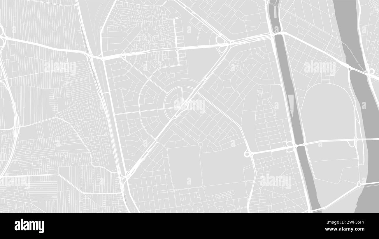Background Giza map, Egypt, white and light grey city poster. Vector ...