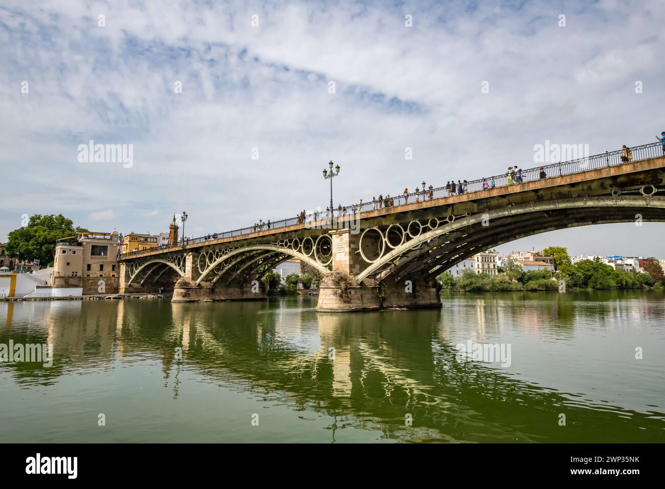 The Triana Bridge Seville Stock Photo - Alamy