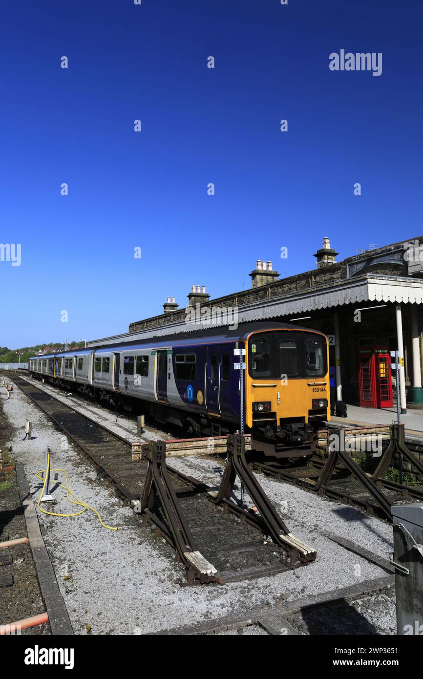 Northern Rail Trains 150144, at Buxton railway station, Peak District ...