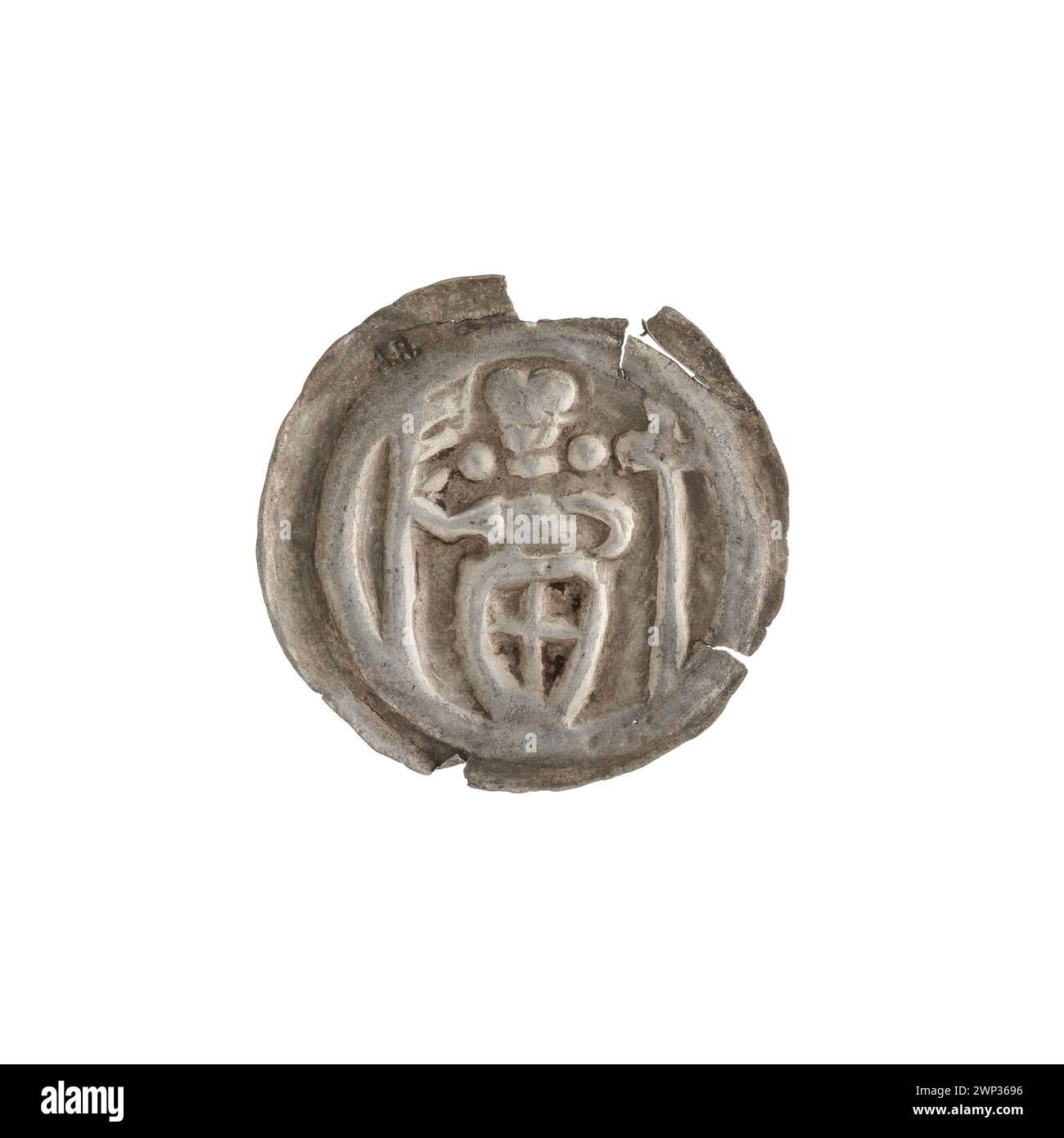 Silver denar brakteat minted for Ladownictwo circa 1247/1248–1257/1258 ...