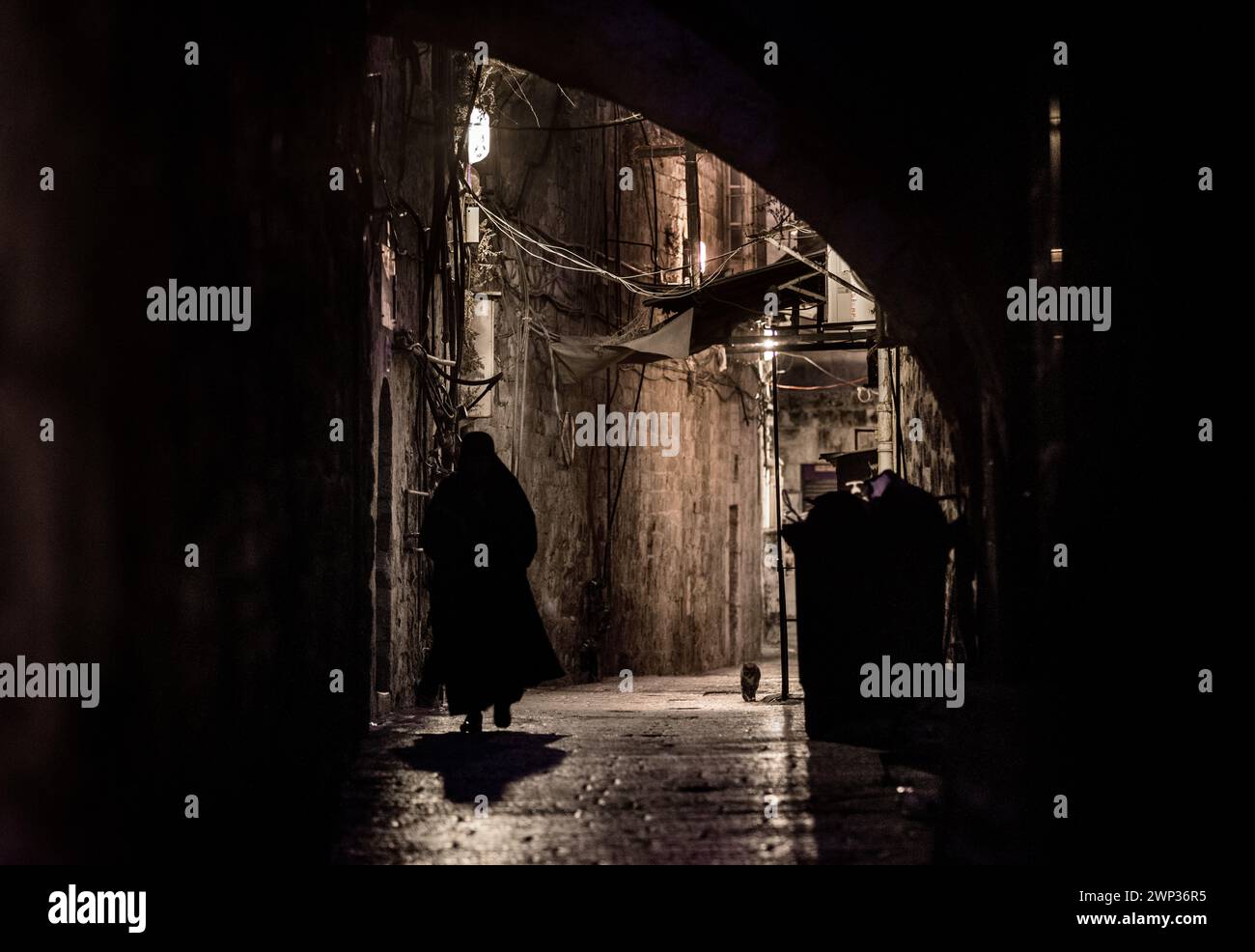 Jerusalem Old City, street, Israel Stock Photo - Alamy