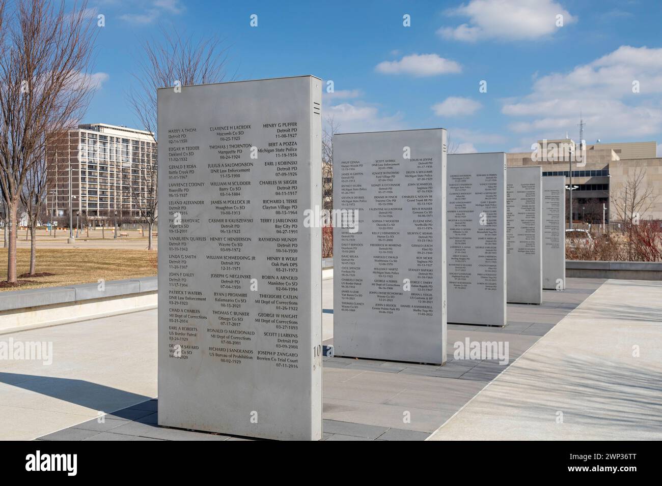 Michigan law enforcement officers memorial hi-res stock photography and images - Alamy