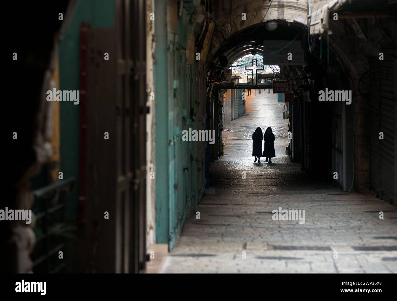 Jerusalem Old City, street, Israel Stock Photo - Alamy