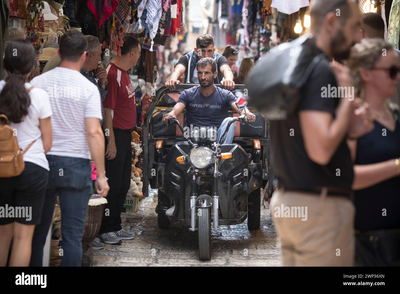 Jerusalem Old City, street, Israel Stock Photo - Alamy