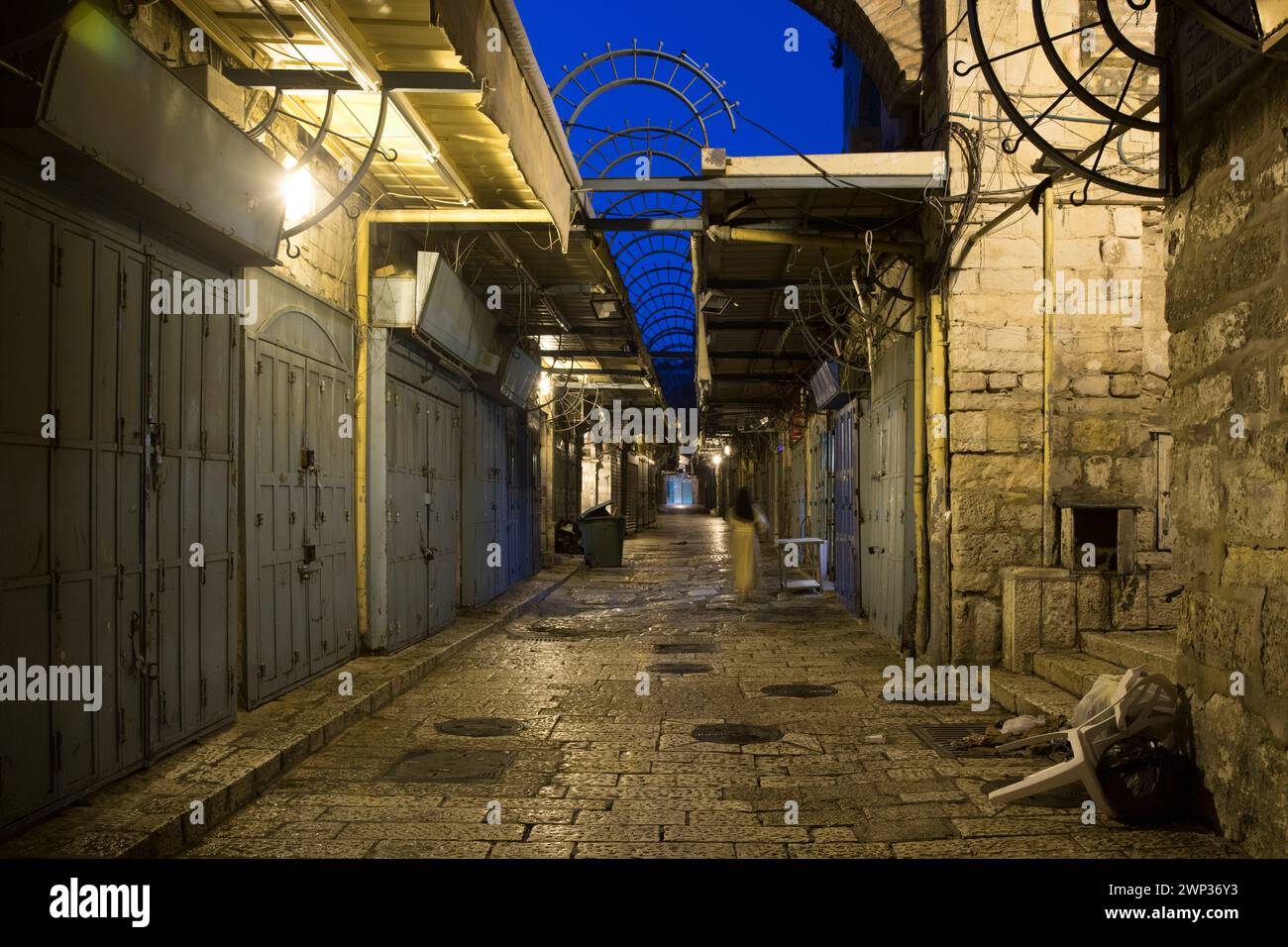 Night street in jerusalem hi-res stock photography and images - Alamy