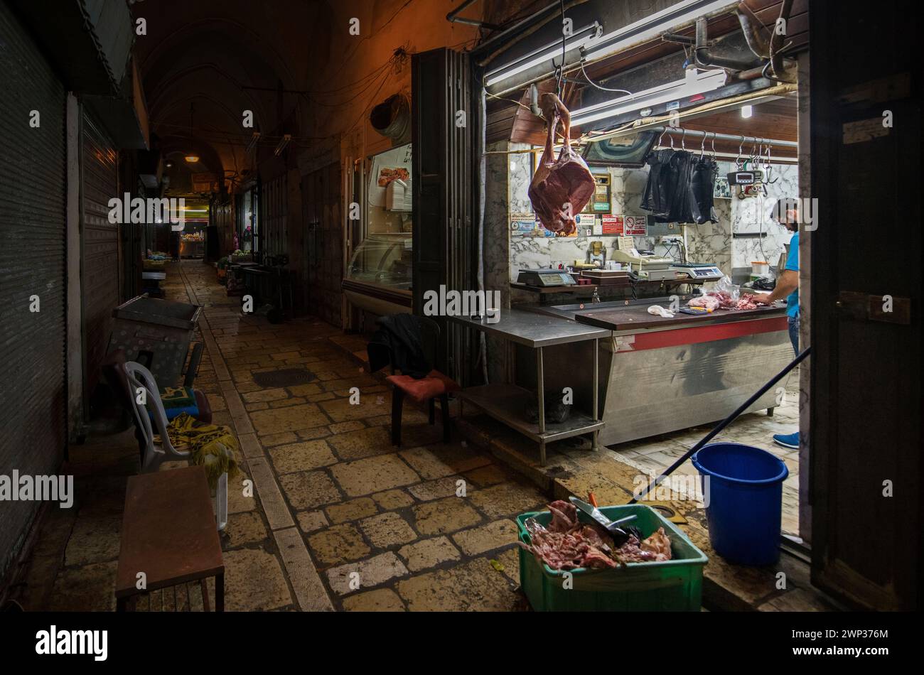 Jerusalem Old City, street, Israel Stock Photo - Alamy