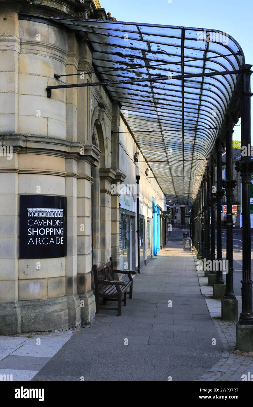 The Cavendish Shopping Centre, Buxton town, Peak District National Park ...