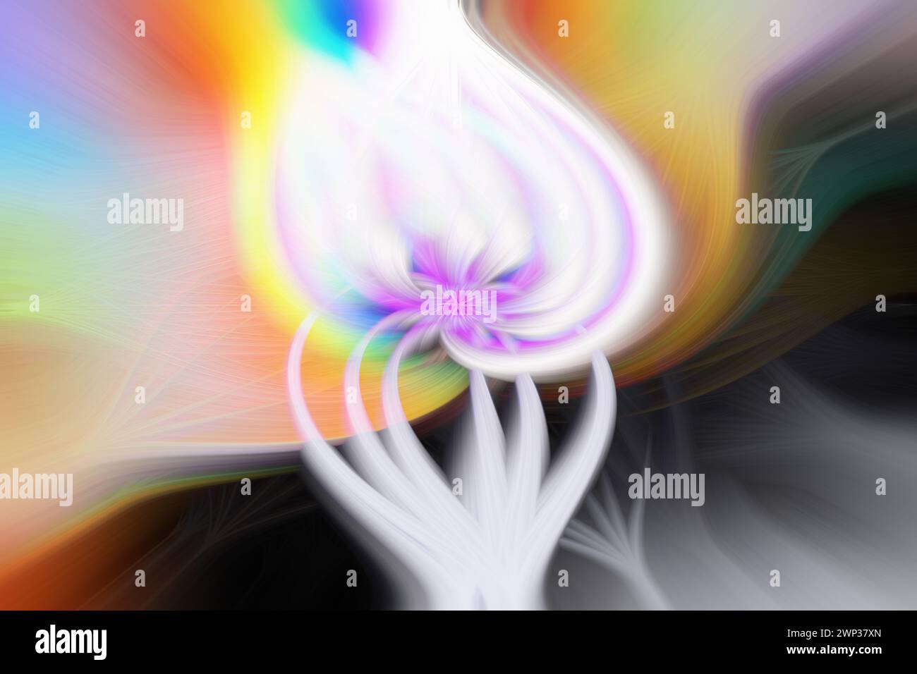 Abstract design of connected club shaped forms with lines and diagonals ...