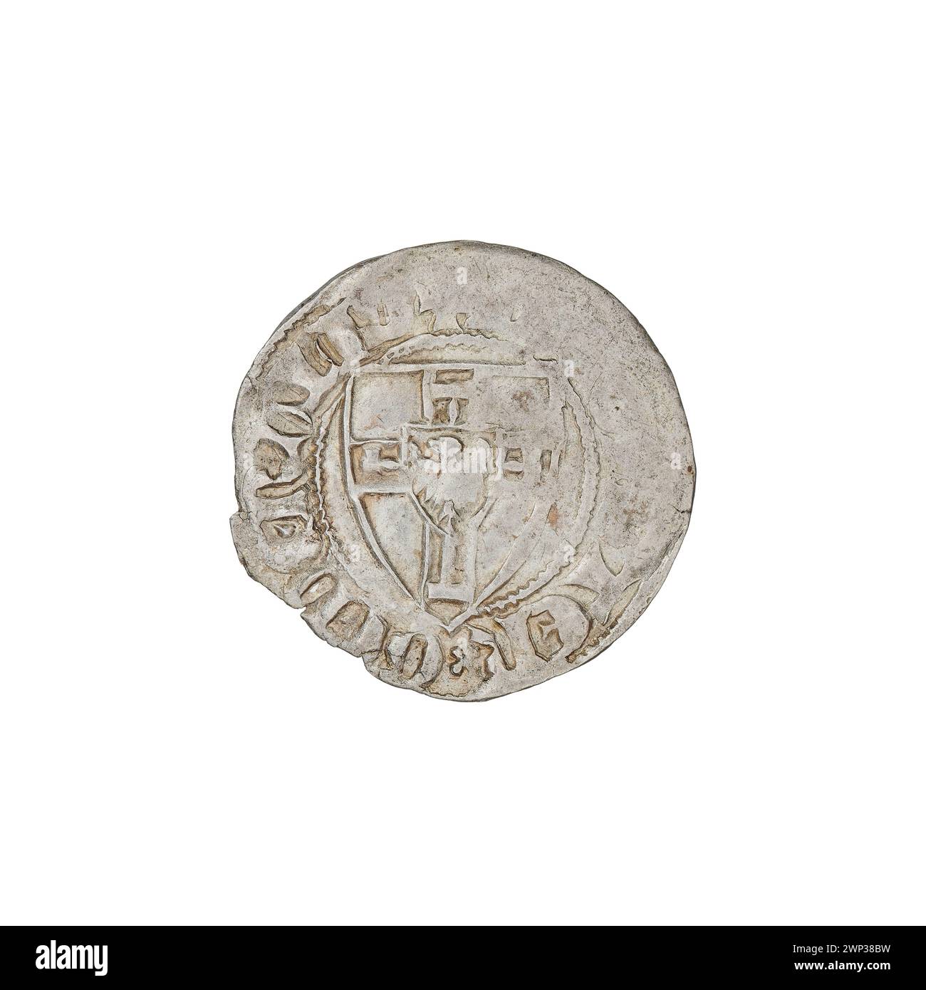 A cross quarter coin from Firchen issued during the rule of Winrych von ...