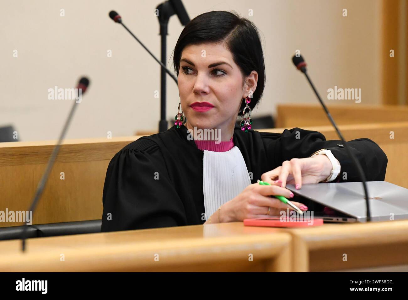 Tongeren, Belgium. 05th Mar, 2024. Lawyer Davina Simons pictured during ...
