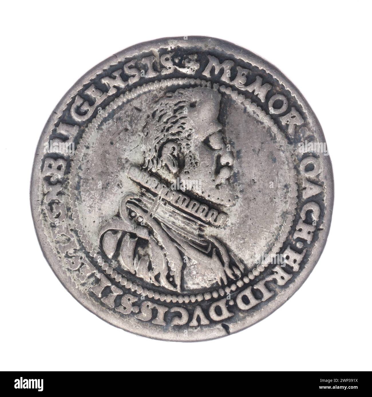 Occasional thaler from 1602 for Joachim Fryderyk, Prince of Brest ...