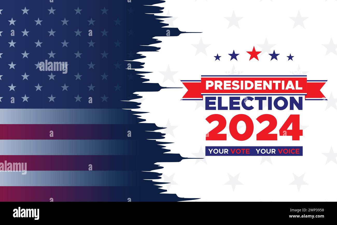 Vote 2024 Presidential election day in United States. Election 2024 USA ...