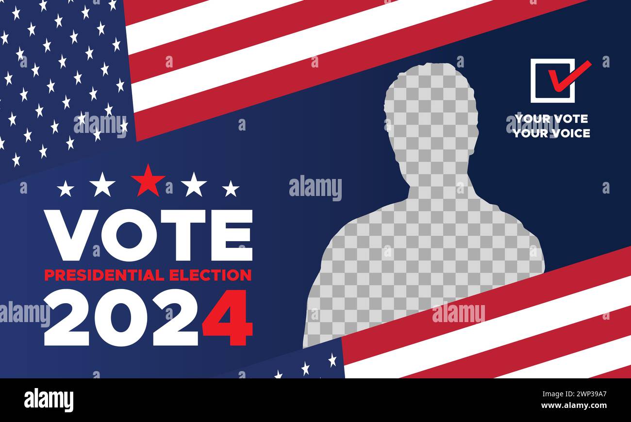 Vote 2024 Presidential election day in United States. Election 2024 USA ...