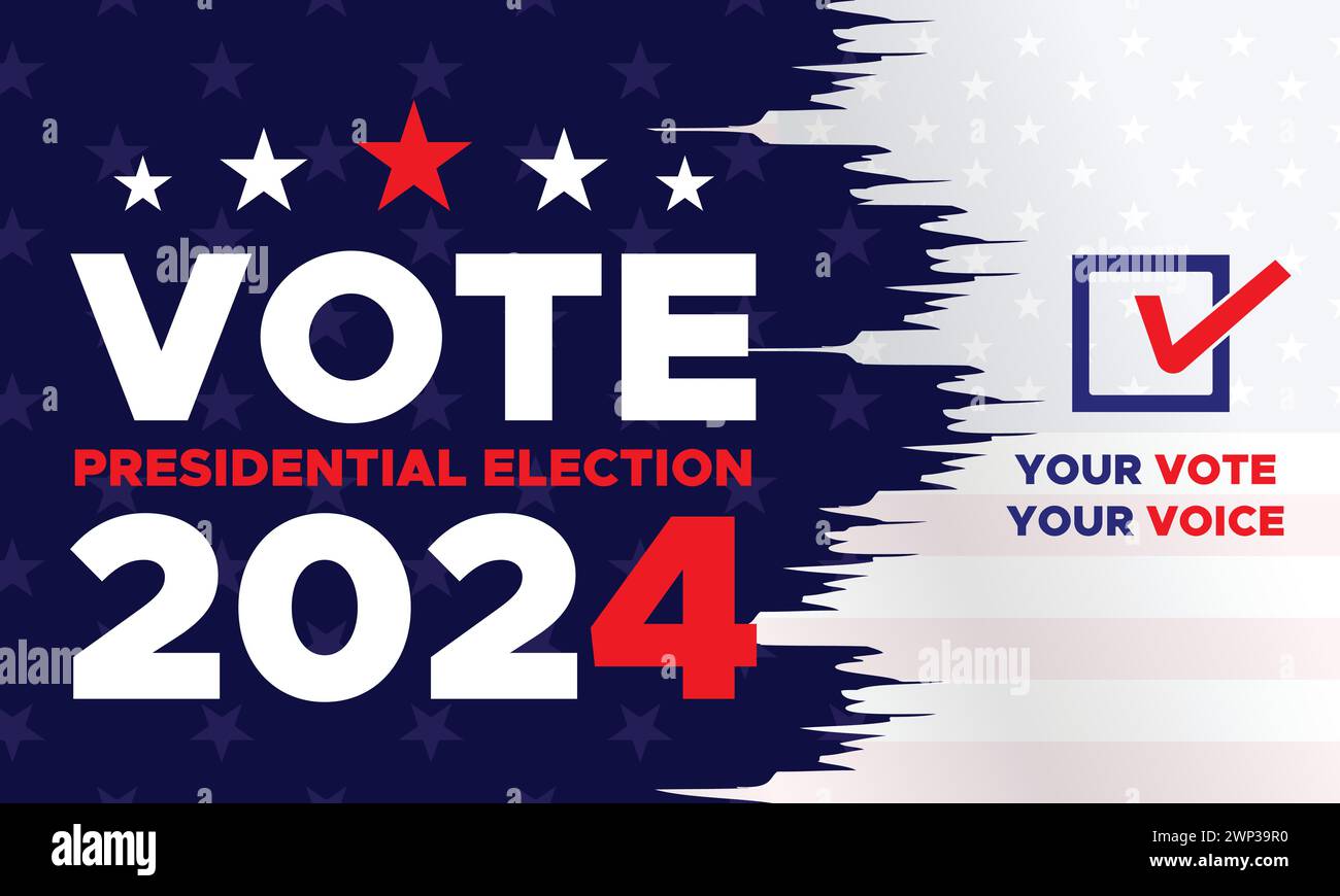 Vote 2024 Presidential election day in United States. Election 2024 USA ...