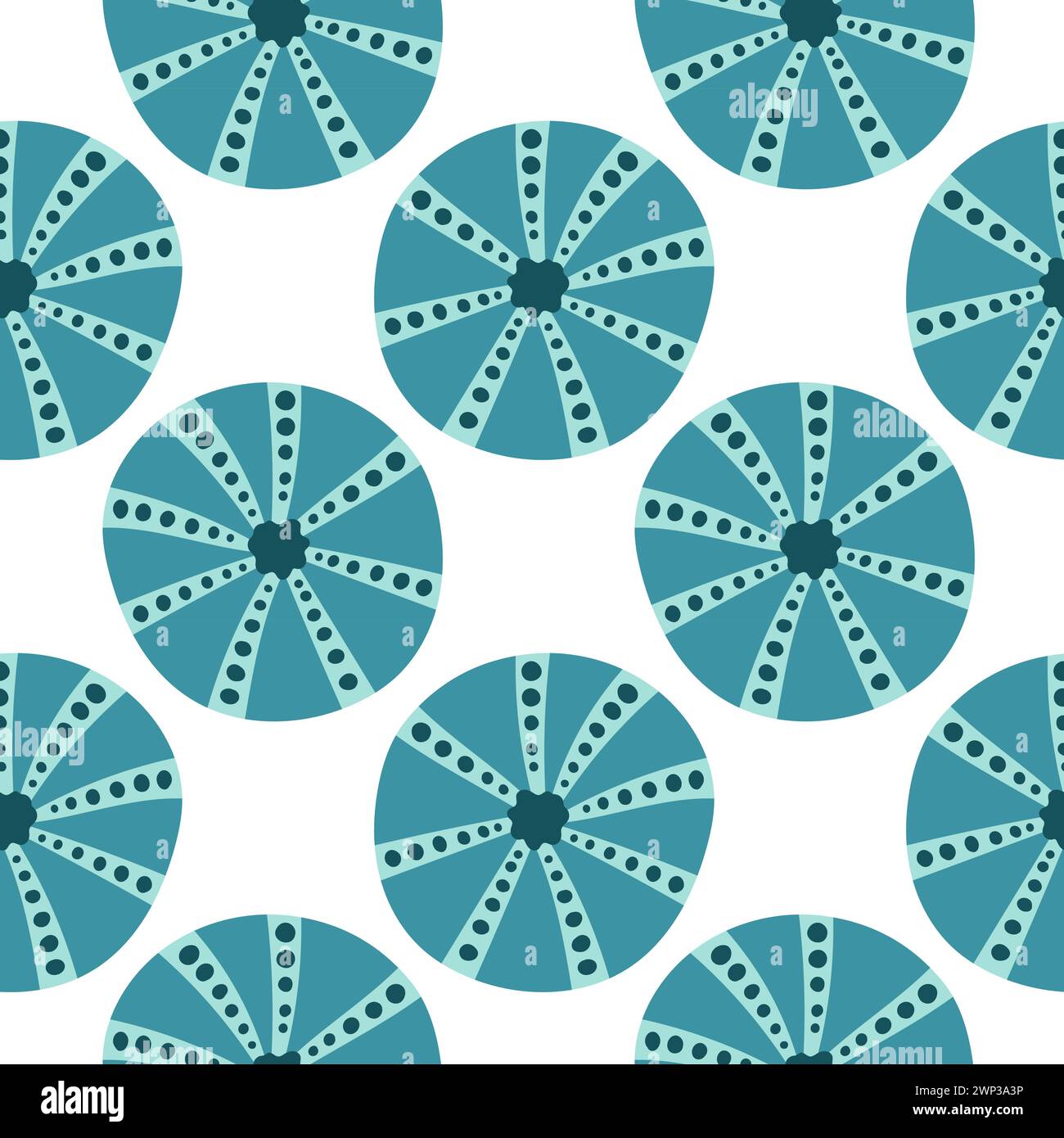 Sea shells seamless pattern. Trendy pattern of seashells for wrapping ...