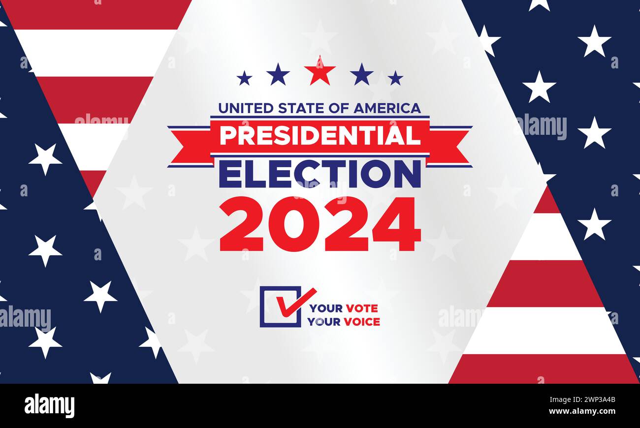 Vote 2024 Presidential election day in United States. Election 2024 USA ...