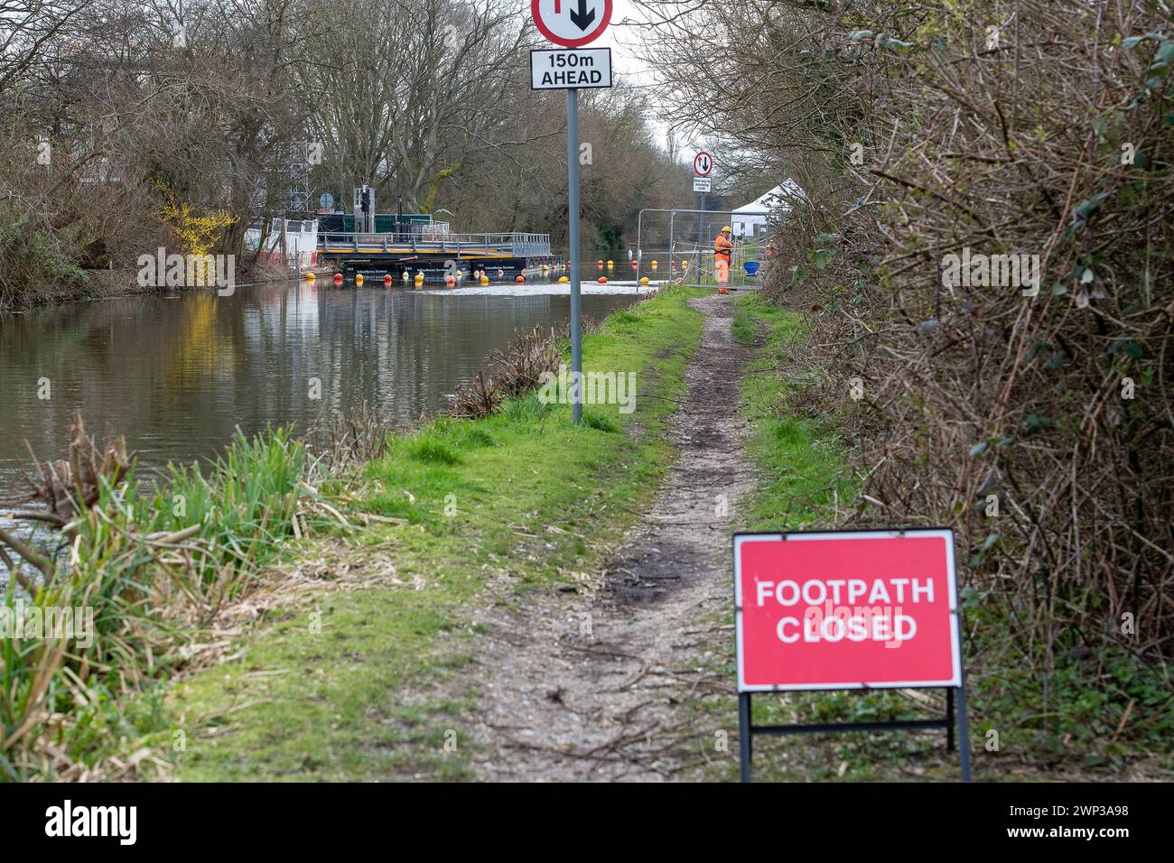 Harefield, UK. 4th March, 2024. HS2 have been carrying out urgent ...