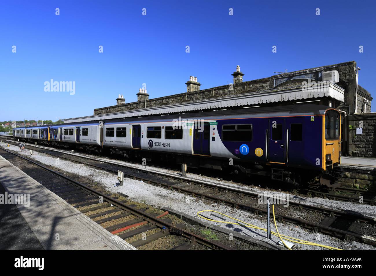 Northern Rail Trains 150144, at Buxton railway station, Peak District ...