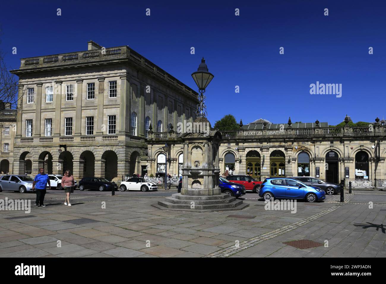 The Buxton Baths in the Cavendish Shopping Arcade, Buxton town, Peak ...