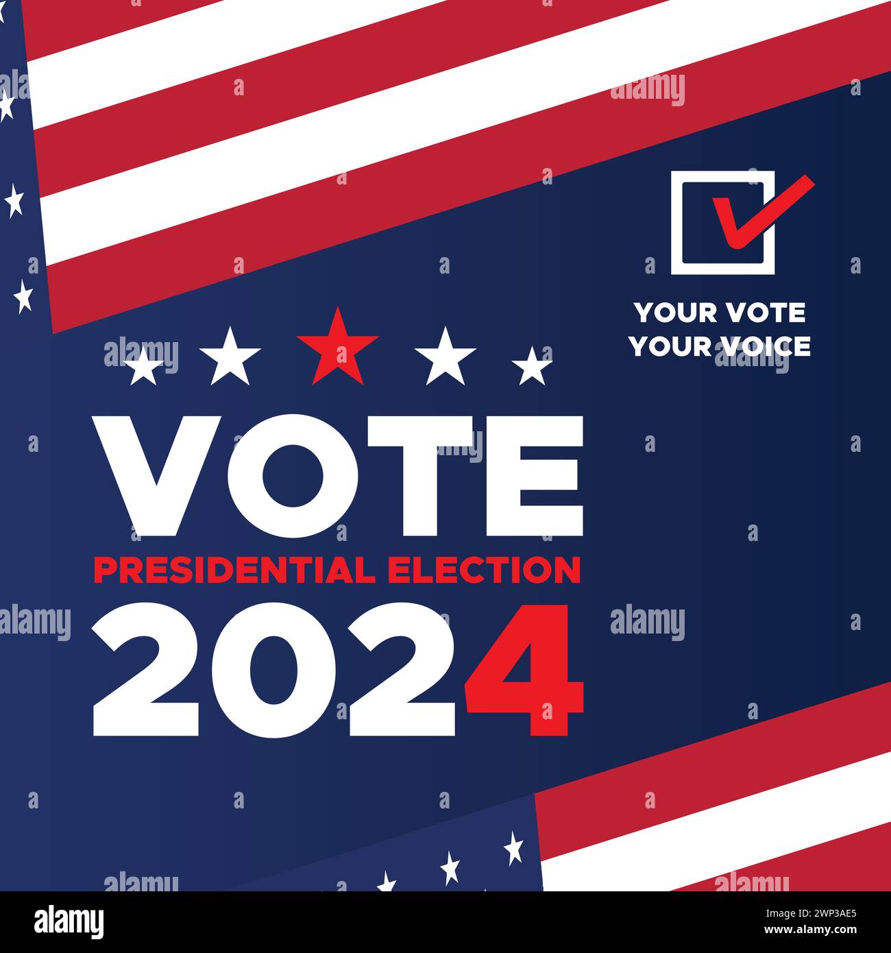 Vote 2024 Presidential election day in United States. Election 2024 USA ...