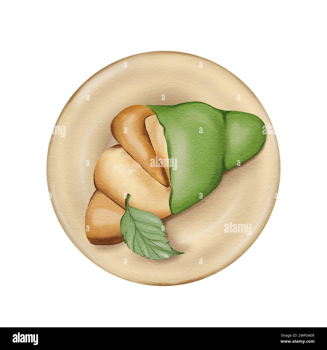 Food on table illustration Cut Out Stock Images & Pictures - Alamy