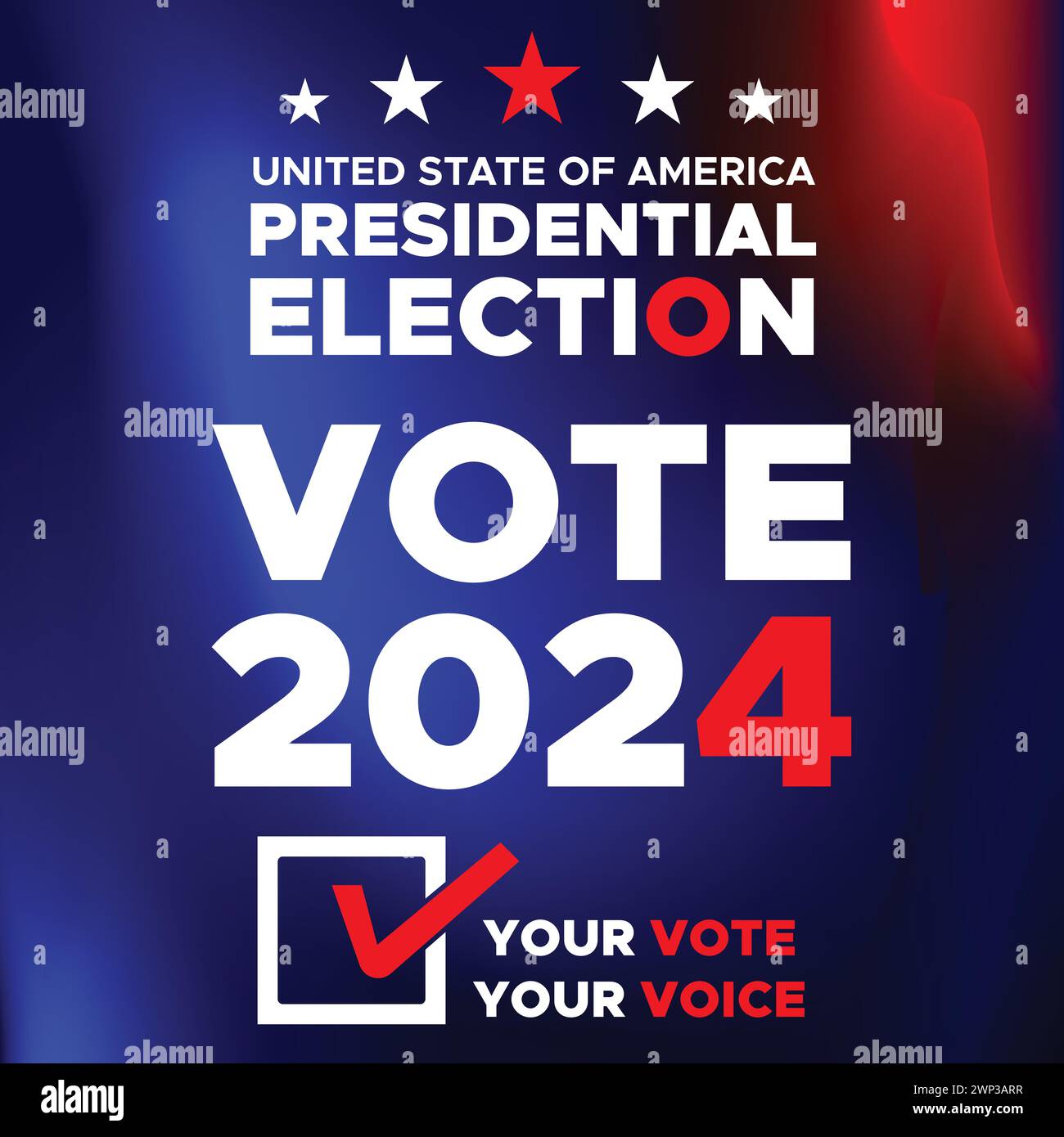 Vote 2024 Presidential election day in United States. Election 2024 USA ...