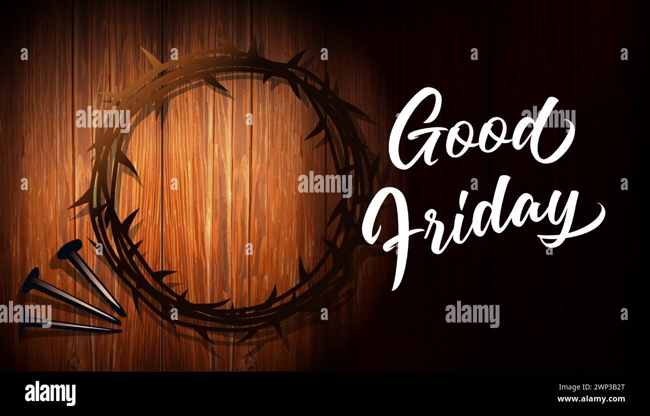 Good friday poster Stock Vector Images - Alamy