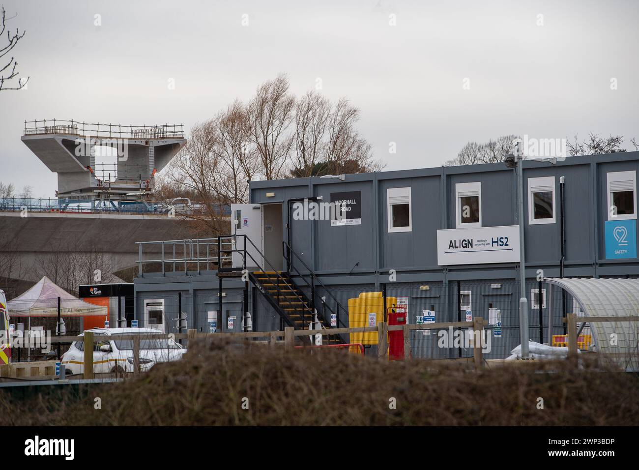 Harefield, UK. 4th March, 2024. HS2 have been carrying out urgent ...