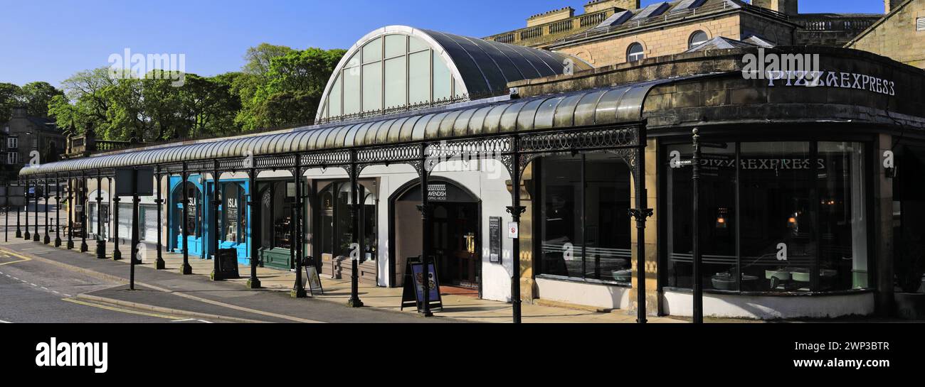 The Buxton Baths in the Cavendish Shopping Arcade, Buxton town, Peak ...