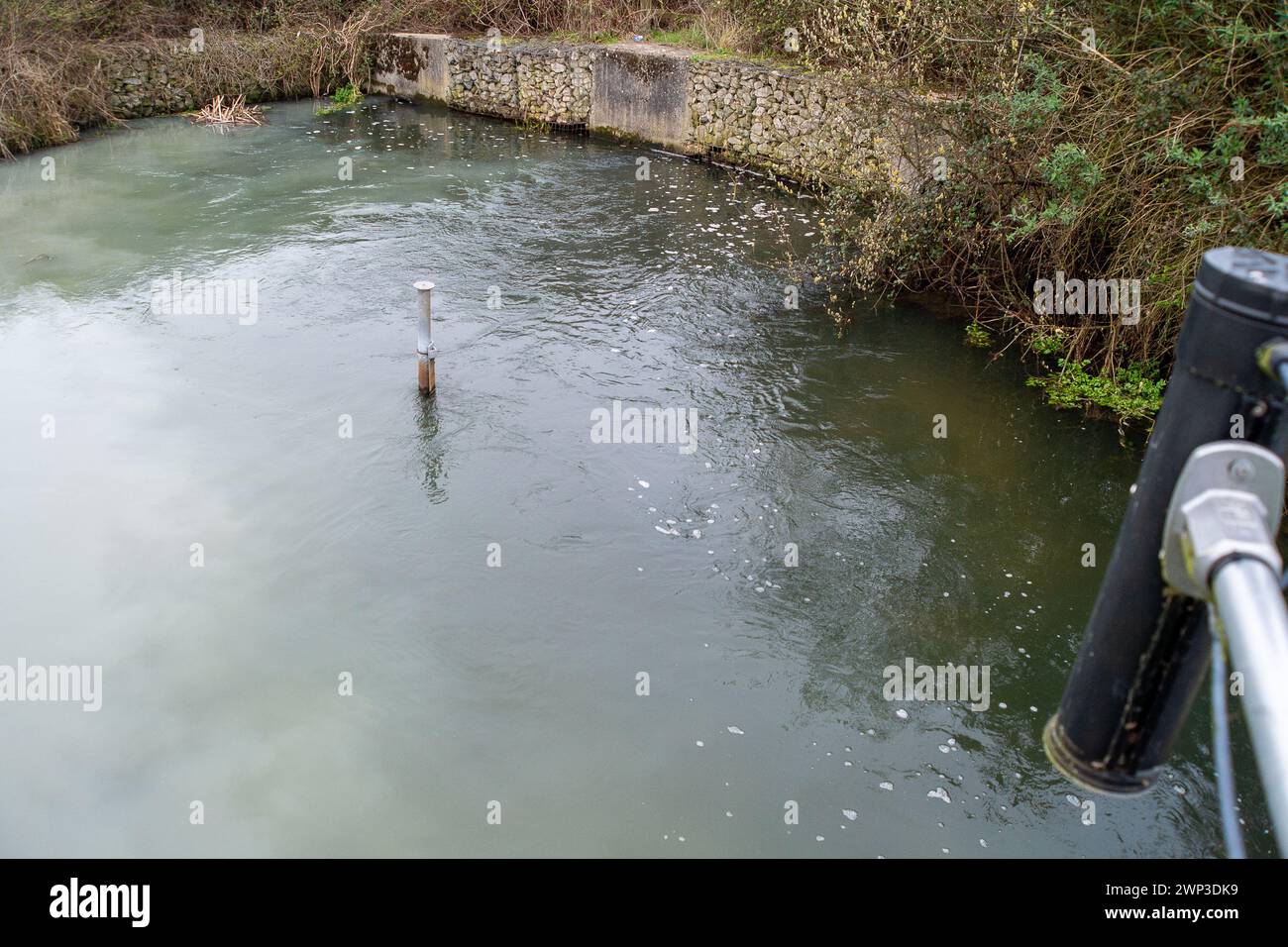 Slough, Berkshrire, UK. 4th March, 2024. Thames Water are discharging ...